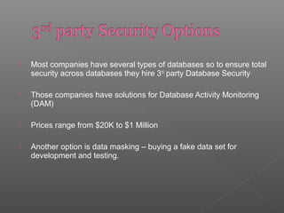 Database & Data Security | PPT