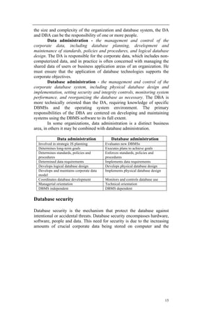 Database & dbms | PDF