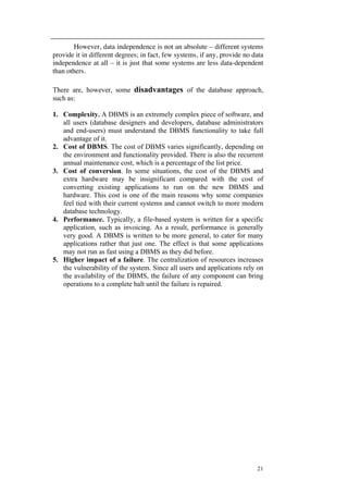 Database & dbms | PDF