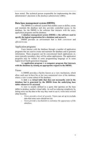 Database & dbms | PDF