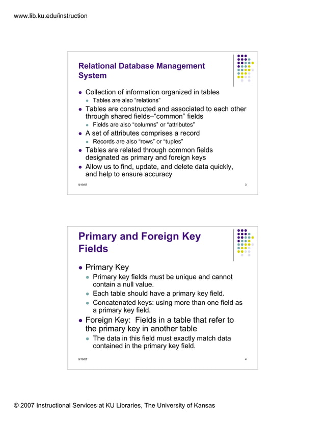 Database design & Normalization (1NF, 2NF, 3NF) | PDF