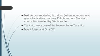 Database design | PPTX