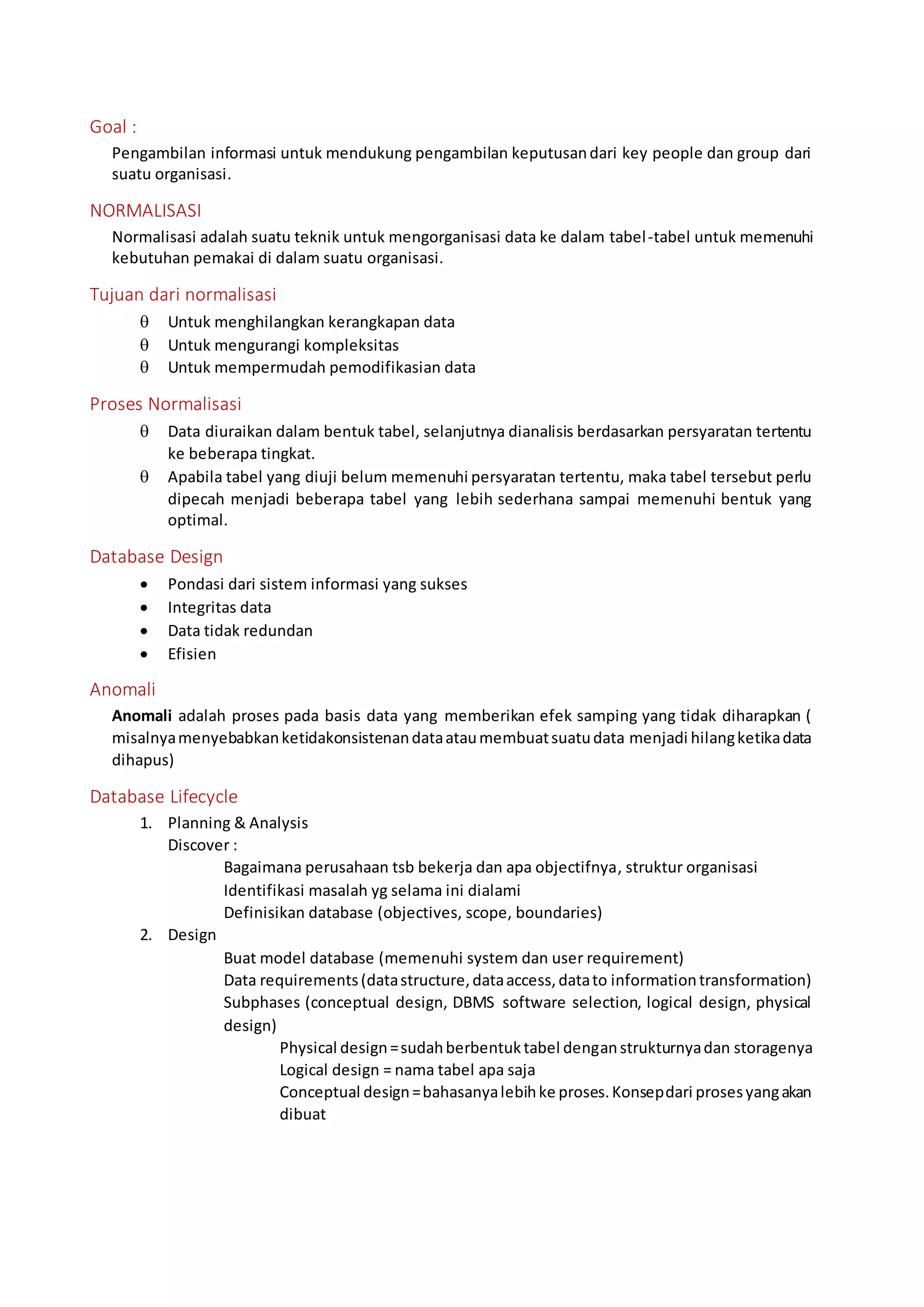 Database design | PDF