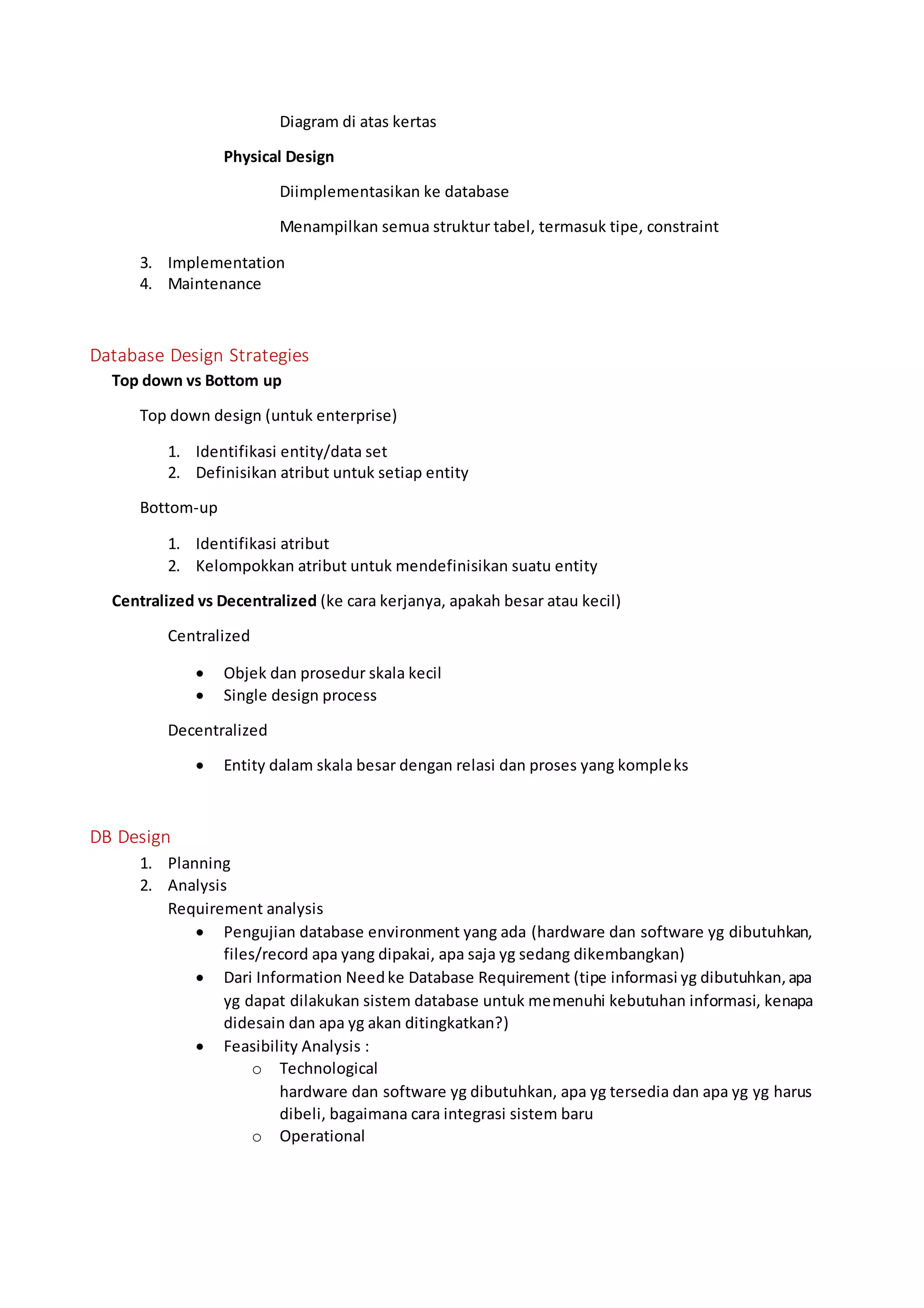 Database design | PDF