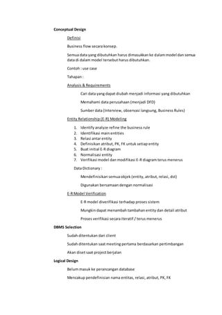 Database design | PDF