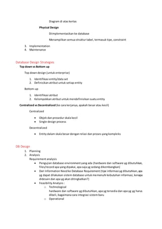 Database design | PDF