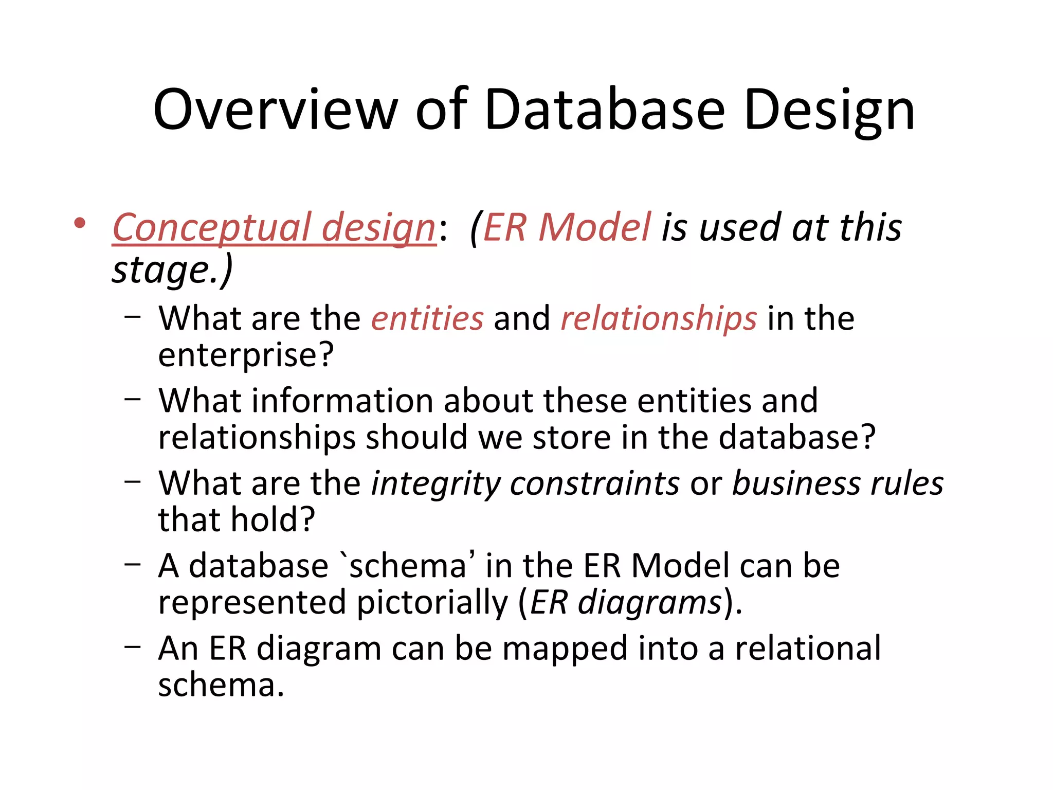 Database design | PPT