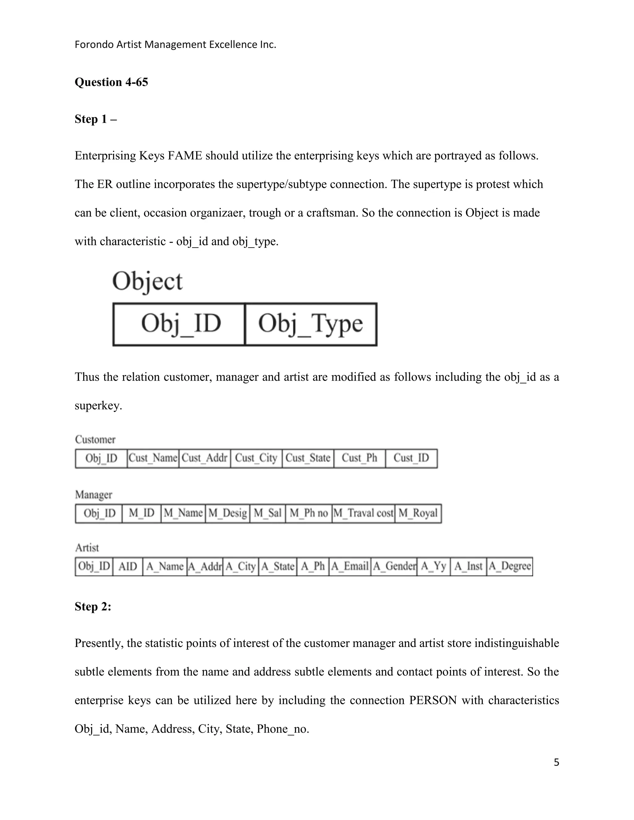 Database Design Answer.docx | Databases | Computer Software and Applications