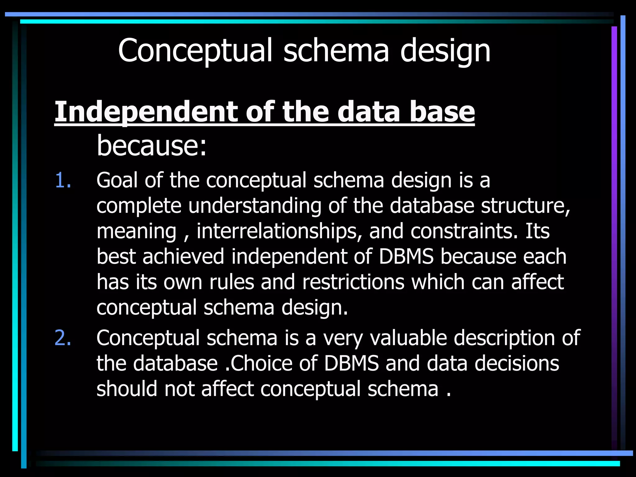 Database design concept | PPT