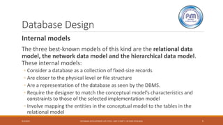 Database design (conceptual, logical and physical design) unit 2 part 2 ...