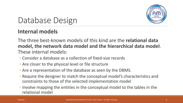 Database design (conceptual, logical and physical design) unit 2 part 2 | PPTX | Databases ...