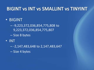 Database Design Disasters | PPT