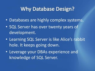 Database Design Disasters | PPT