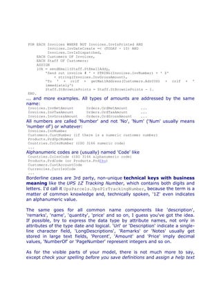 Database design guide | DOCX | Databases | Computer Software and ...