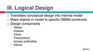 Database design process | PPTX