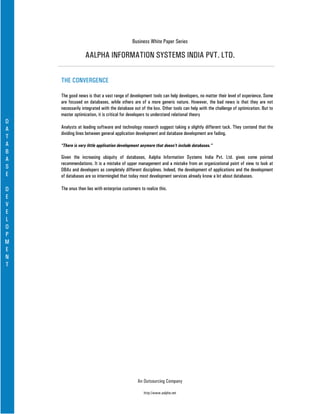 Database Development | PDF