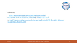 Database development life cycle unit 2 part 1 | PPTX