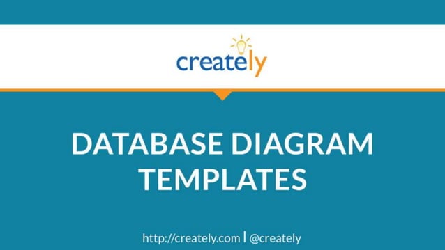 Database Diagram Templates by Creately | PPT
