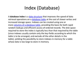 Database Engine | PPT