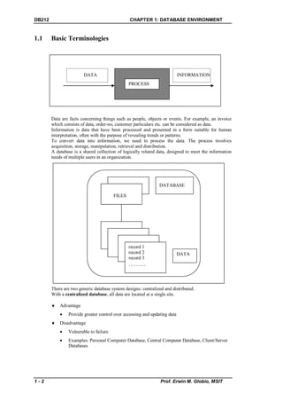 Database Management System 1 | PDF | Databases | Computer Software and ...