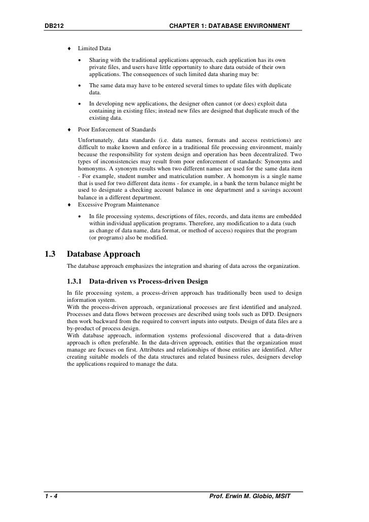 Database Management System 1