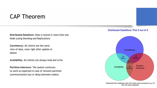 SQL, NoSQL, Distributed SQL: Choose your DataStore carefully | PPT