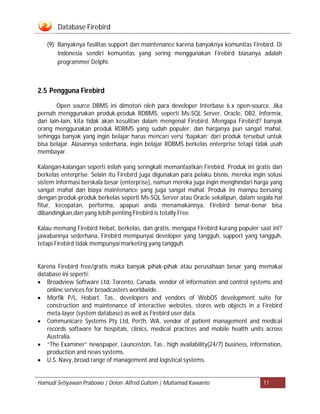 Database firebird | PDF