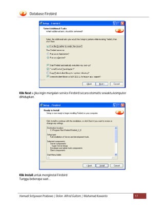 Database firebird | PDF