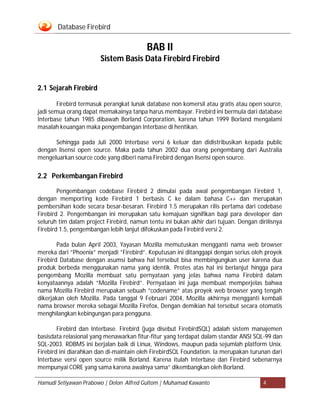 Database firebird | PDF