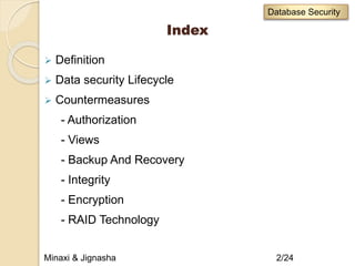 Database Security | PPTX