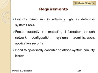 Database Security | PPTX