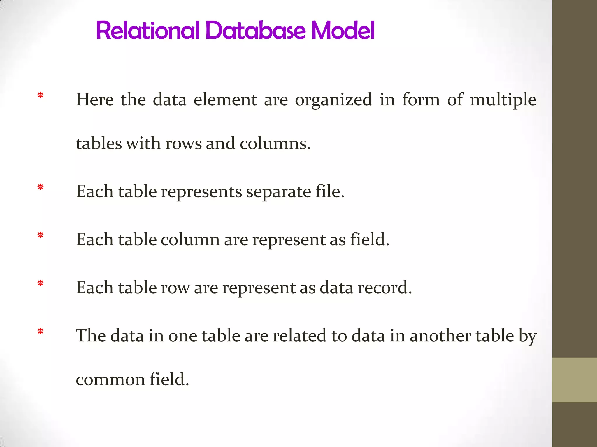 Database fundamentals | PPTX
