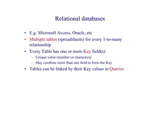 Database gis fundamentals | PDF