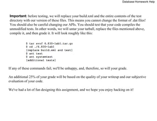 Database Management Assignment Help | PPTX | Databases | Computer Software and Applications