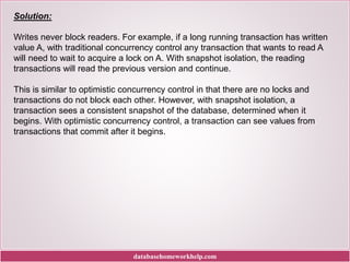 Database Systems Assignment Help | PPT