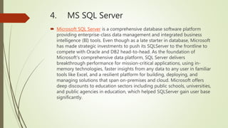 Database in banking industries | PPT
