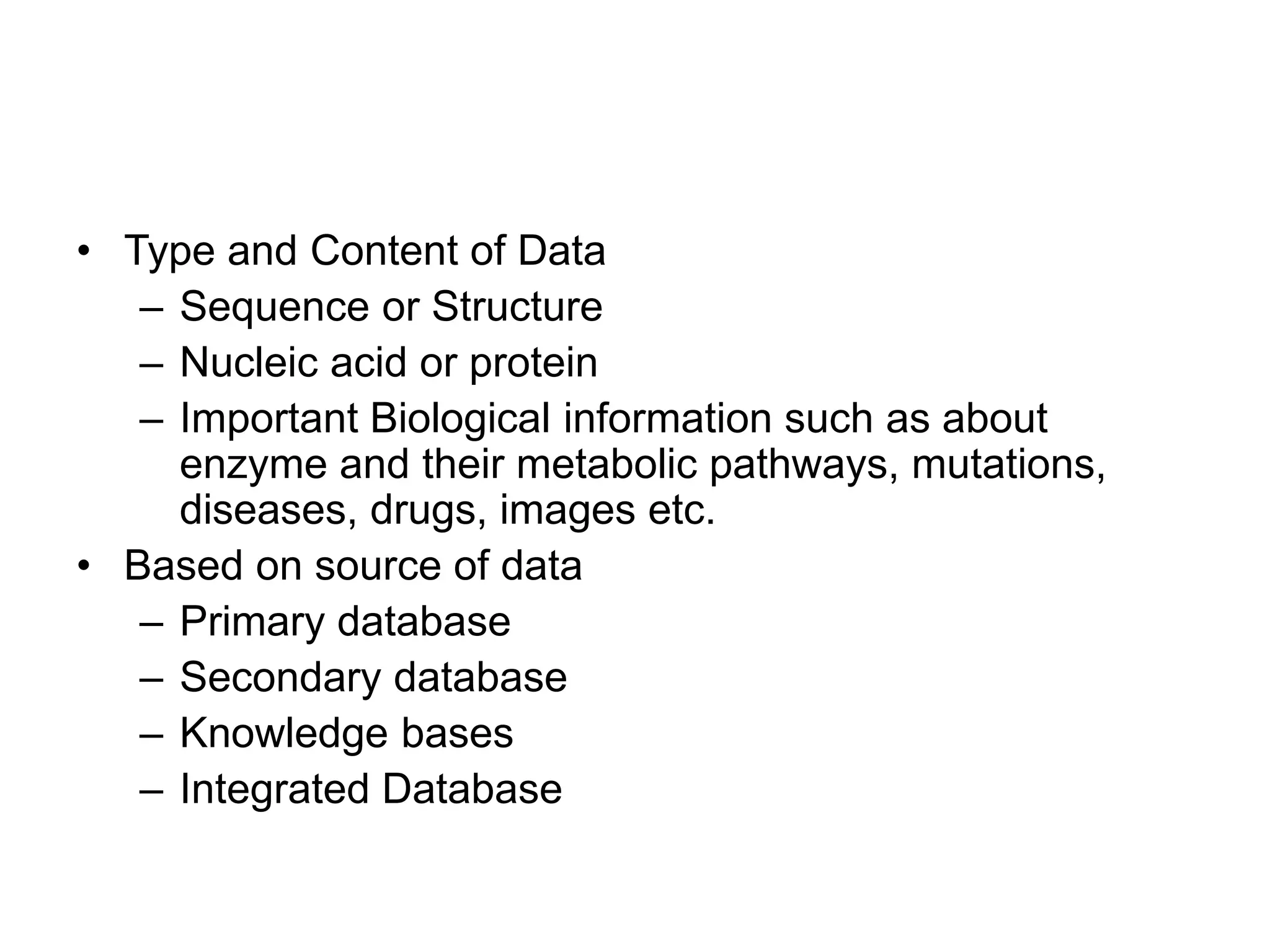 Data Base in Bioinformatics.ppt