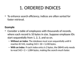 Database_Indexing_AND ITTS TYPES PRESENTATION | PPT
