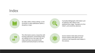 Database, Indices and Metrics.pptx