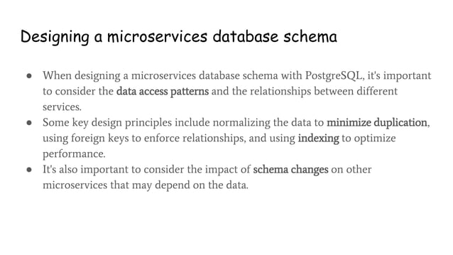 Database in Microservices - (2nd PostgreSQL Conference Nepal 2023) | PPT