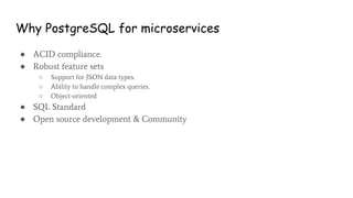 Database in Microservices - (2nd PostgreSQL Conference Nepal 2023) | PPT