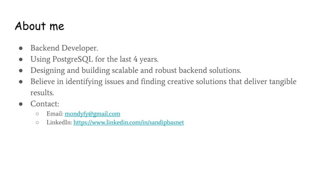 Database in Microservices - (2nd PostgreSQL Conference Nepal 2023) | PPT