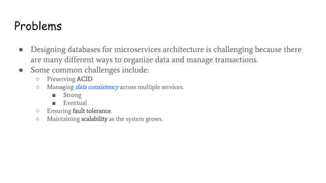 Database in Microservices - (2nd PostgreSQL Conference Nepal 2023) | PPT