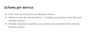 Database in Microservices - (2nd PostgreSQL Conference Nepal 2023) | PPT