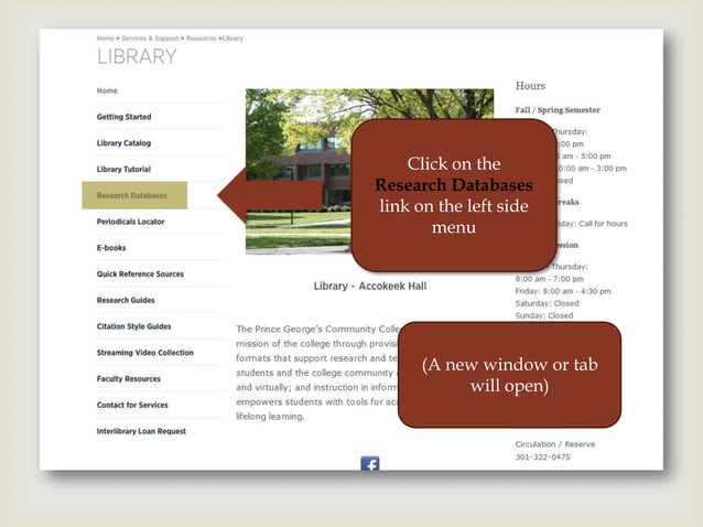 Research Databases - How to Access | PPT