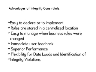 Database Intergrity | PDF