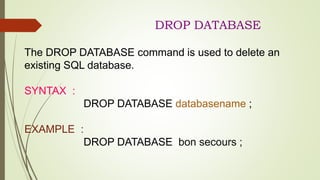 database language ppt.pptx | Databases | Computer Software and Applications