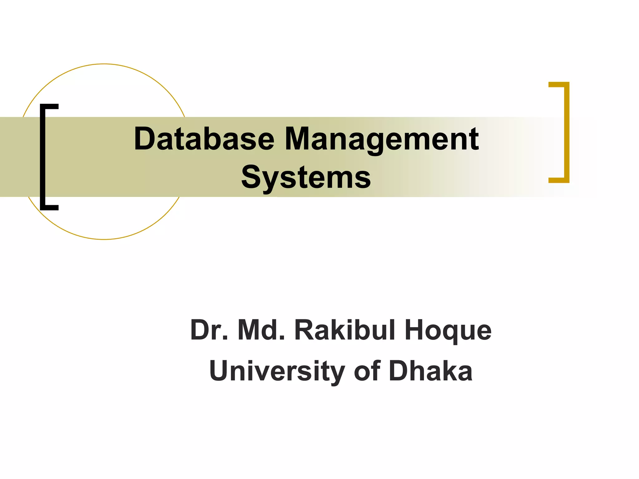Database Lecture 1 Ppt