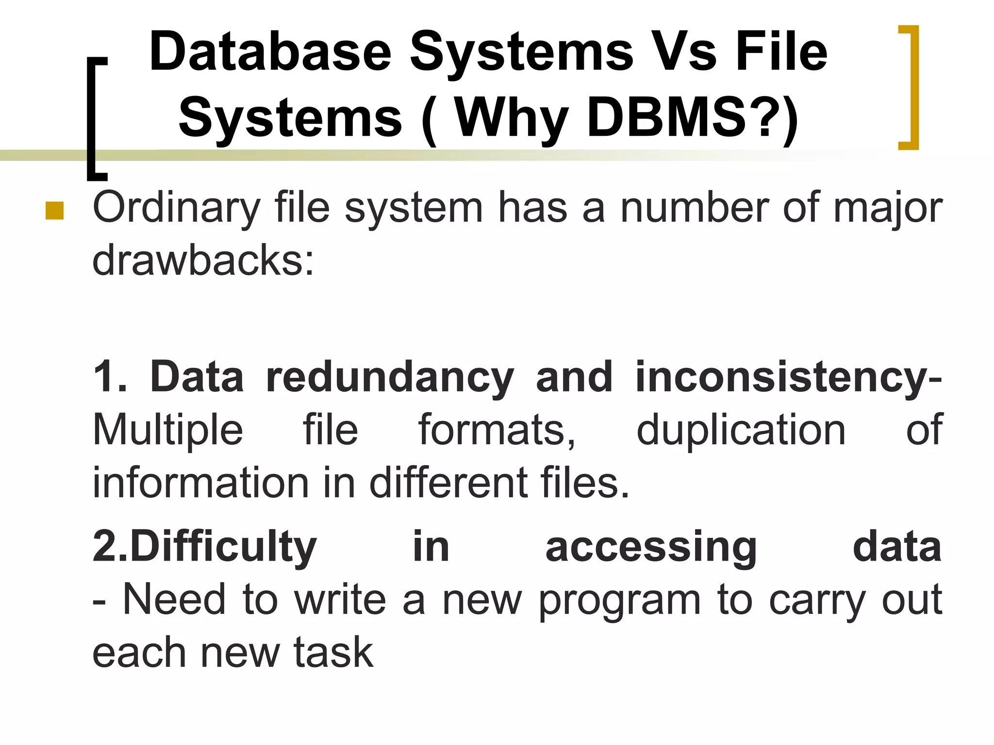 Database Lecture 1 Ppt
