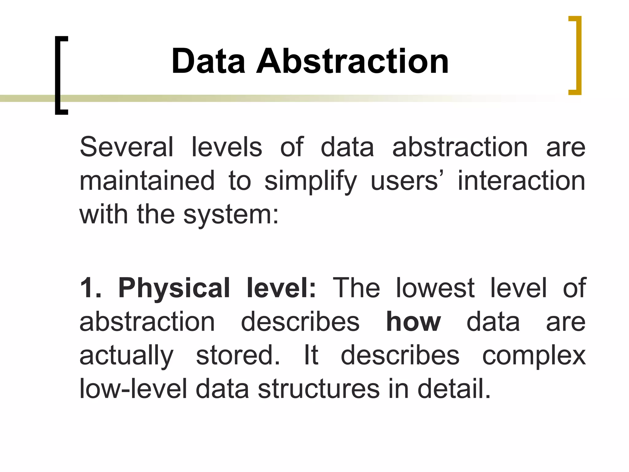 Database Lecture 1 Ppt